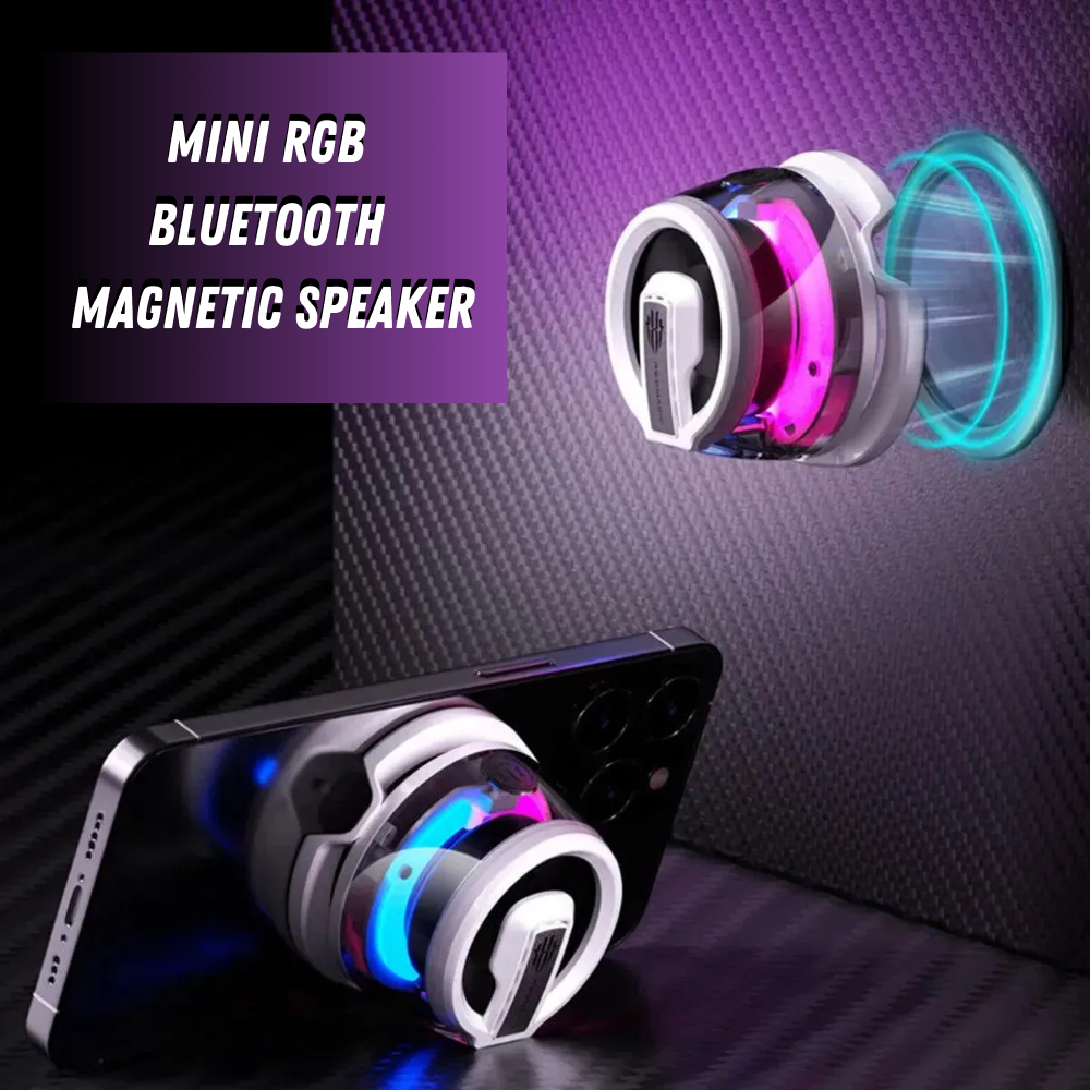 Mini RGB Bluetooth Magnetic Speaker – COD Dropshipping