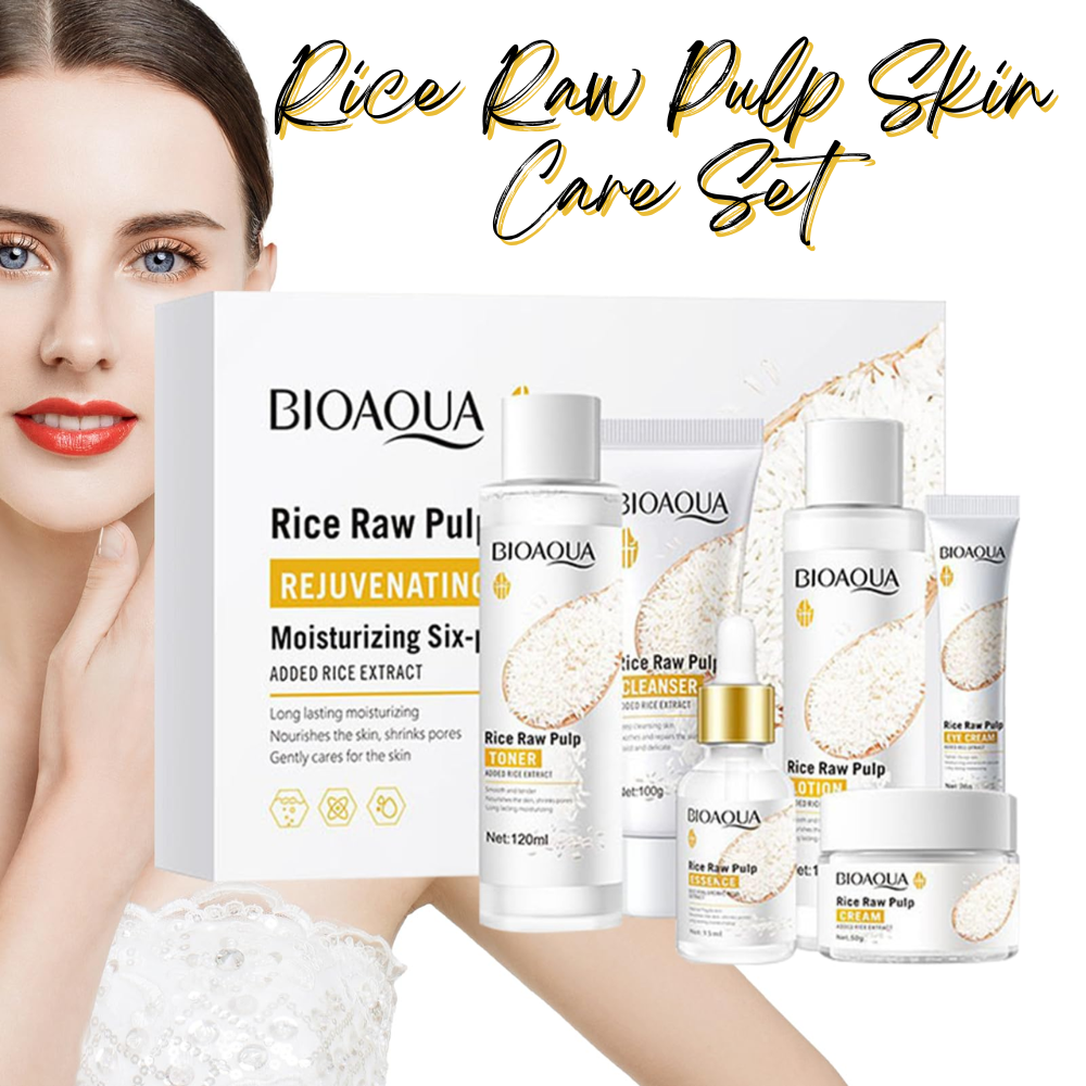 Rice Raw Pulp Skin Care Set – COD Dropshipping